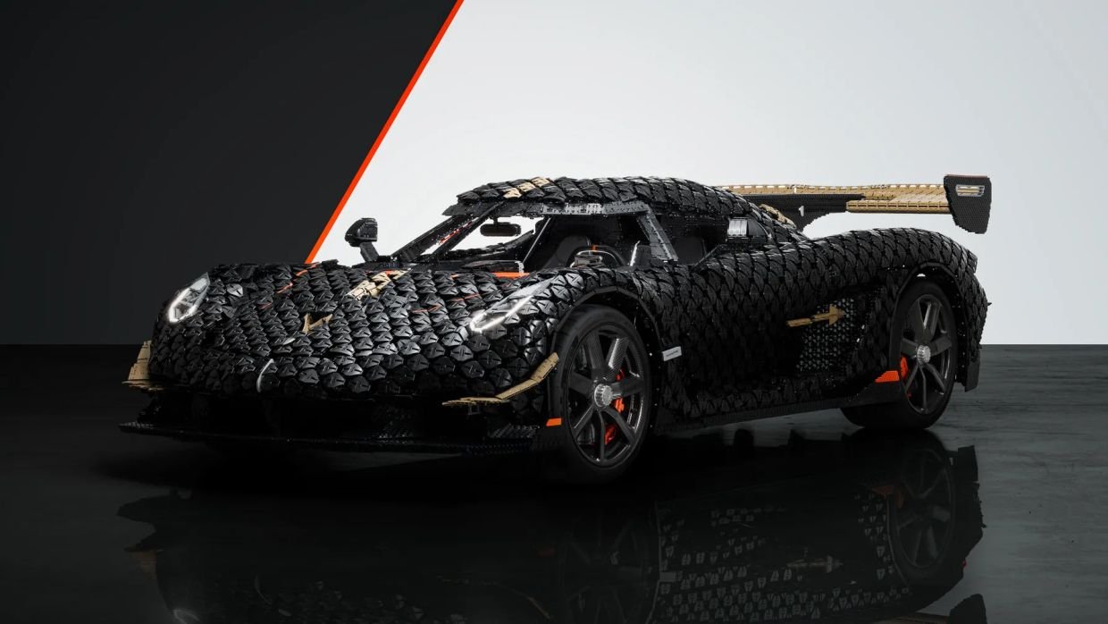 Lego построила полноразмерный Koenigsegg из 327 тысяч деталей и ...