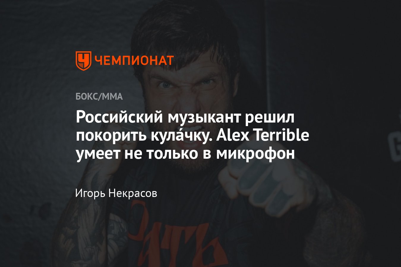 Александр Шиколай, Alex Terrible кулачный бой, биография Шиколая ...