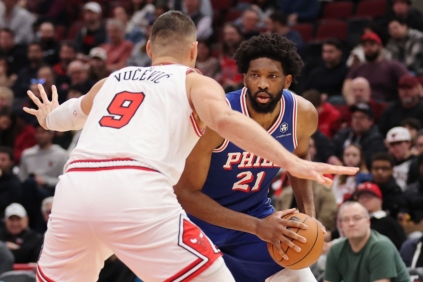 «Филадельфия» обыграла «Чикаго» во второй совместной игре трио Эмбиид ...